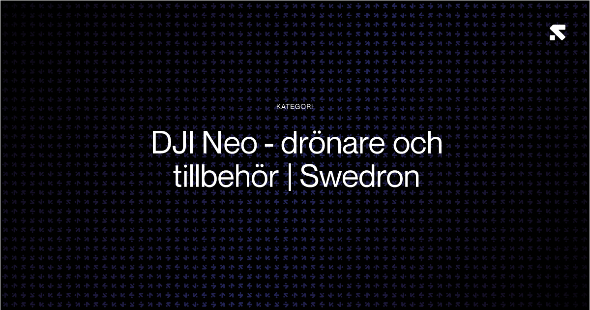 DJI Neo - drönare och tillbehör | Swedron