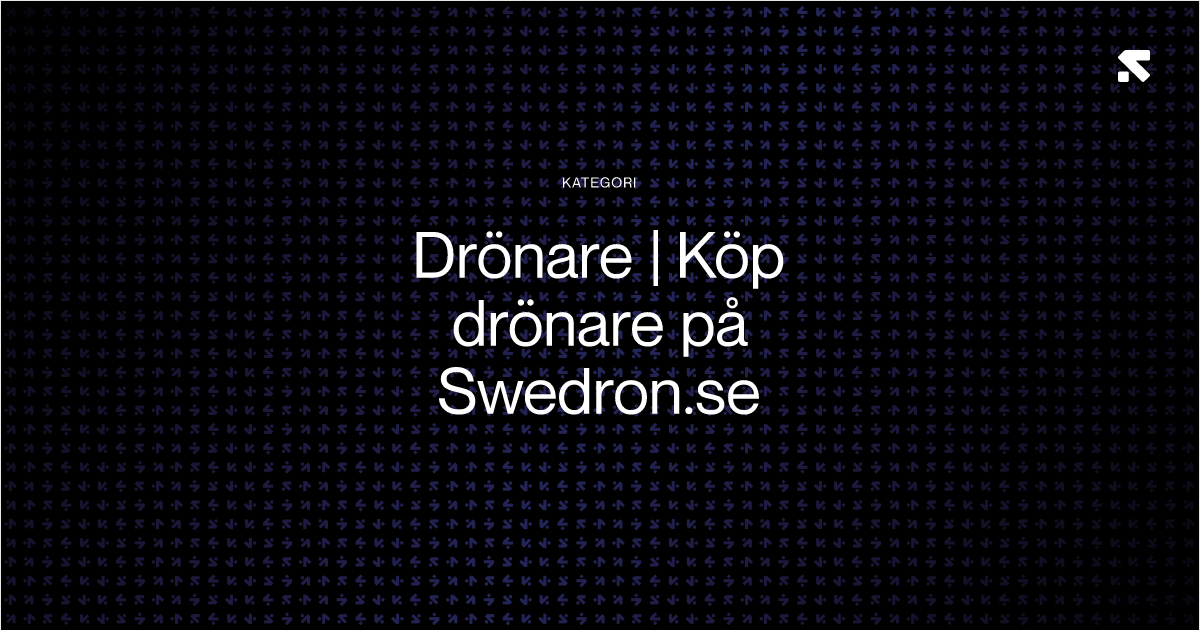 Drönare | Köp drönare på Swedron.se