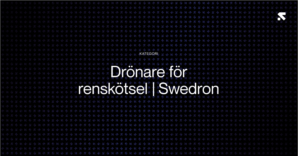 Drönare för renskötsel | Swedron