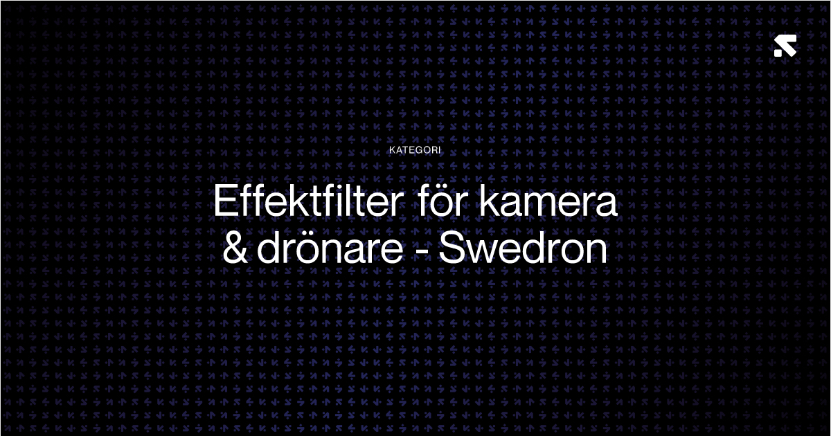 Effektfilter för kamera & drönare - Swedron
