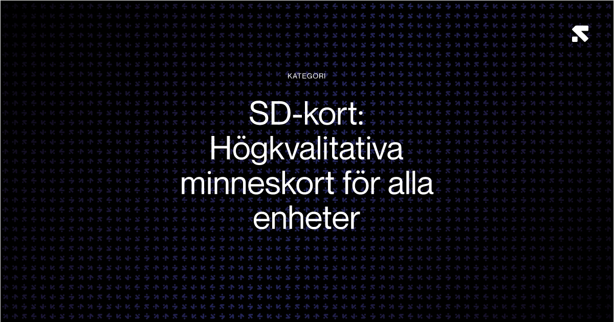 SD-kort: Högkvalitativa minneskort för alla enheter