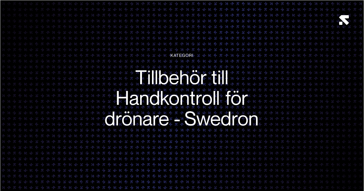 Tillbehör till Handkontroll för drönare - Swedron