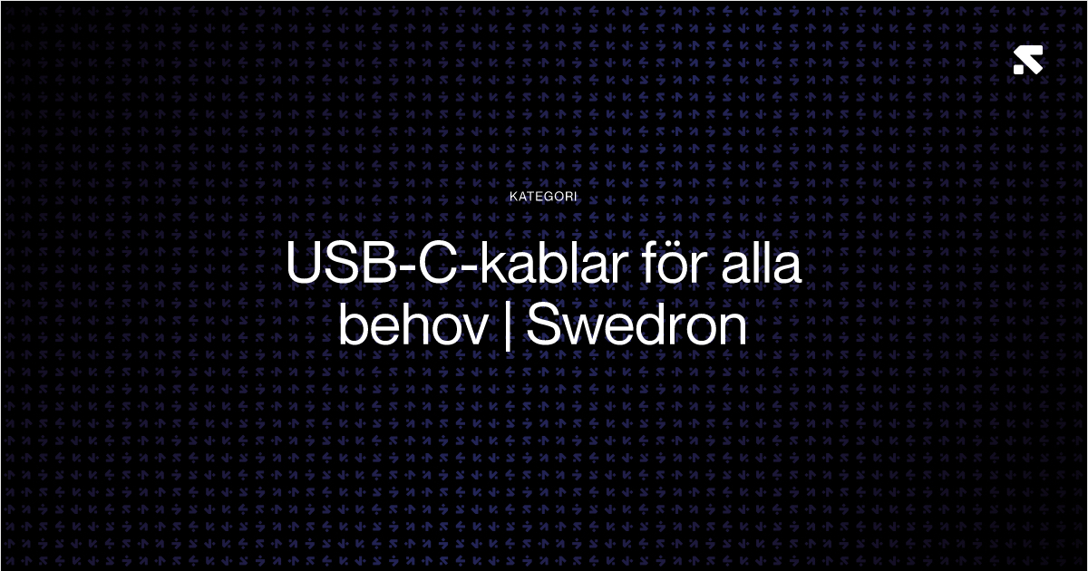 USB-C-kablar för alla behov | Swedron